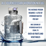 Hydro Jug: Hydrogen Water Bottle XL – Hydro Vitality